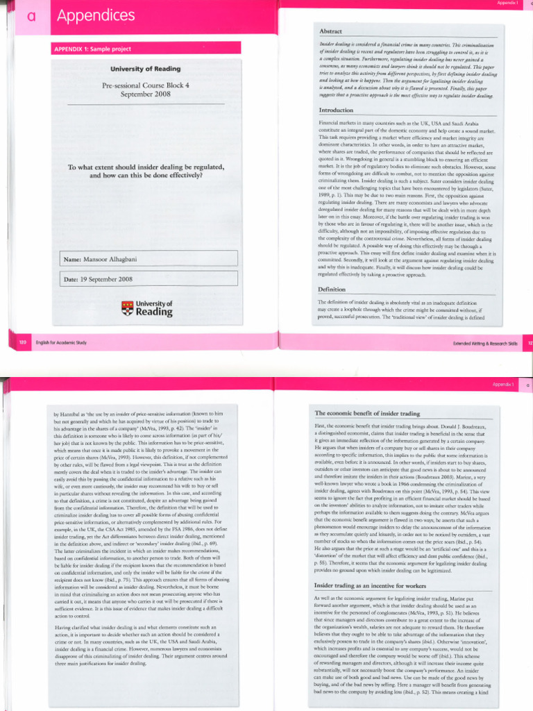 Appendices Part1 | PDF