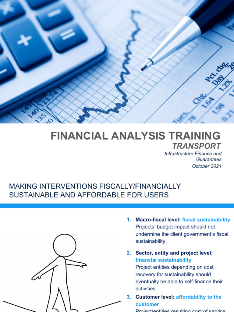 Session 3 Financial Analysis and Modeling for Transport Projects Presentation Final 0 (1) | PDF ...