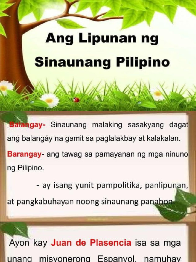 Lipunan at Kabuhayan NG Mga Sinaunang Pilipino | PDF
