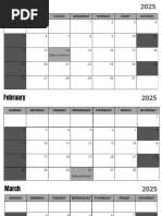 District Court Calendar 2025 | PDF | Traditions | Observances