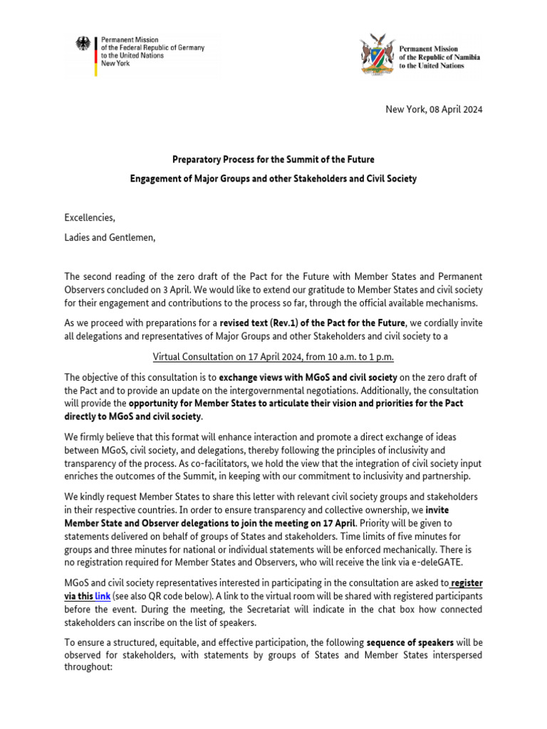 Sotf Cso Letter Post 2nd Reading | PDF | International Relations