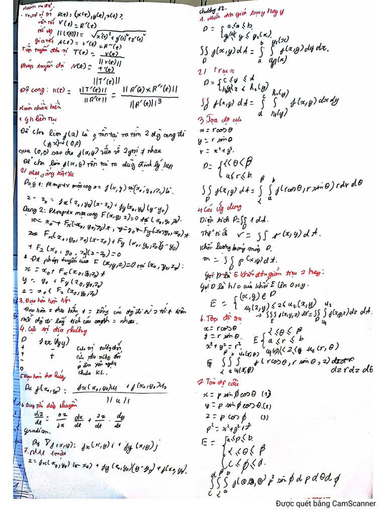 Tóm Tát Toán 3 | PDF