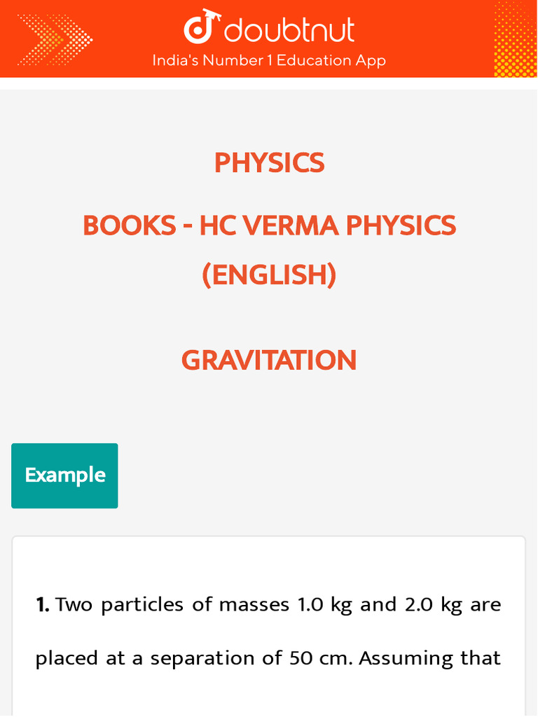Gravitational Physics Problems and Solutions | PDF | Mass | Weight