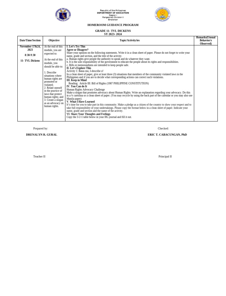 DLL HGP module 7 | PDF