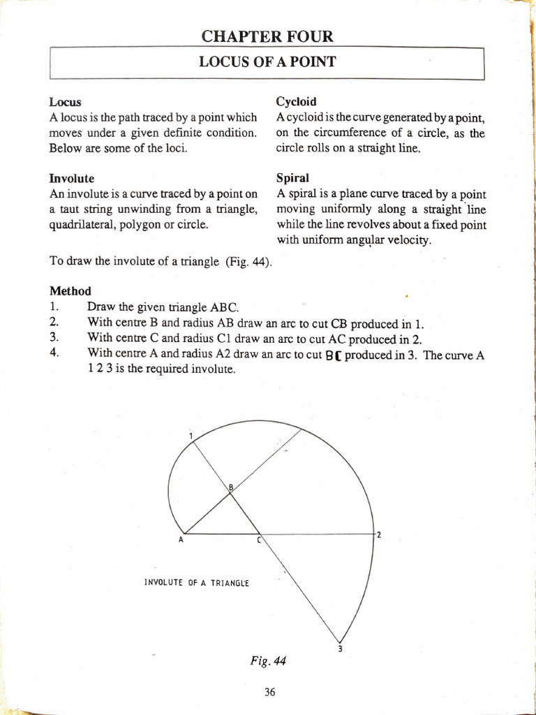 Involute | PDF | Circle | Elementary Geometry