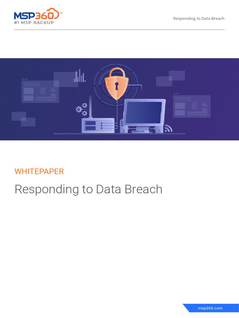 Responding To Data Breach | PDF | Security | Computer Security