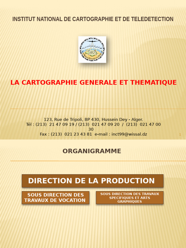 Cartographie et Télédection en Algérie | PDF | Cartographie | Topographie