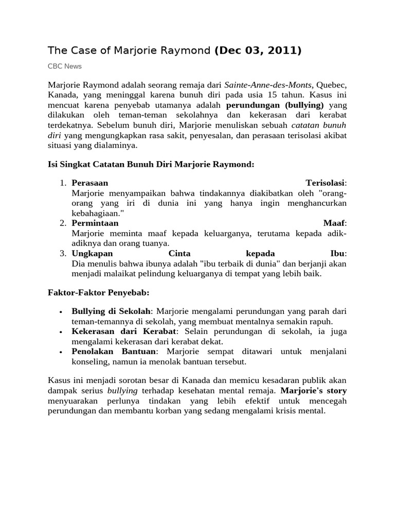 The Case of Marjorie Raymond | PDF