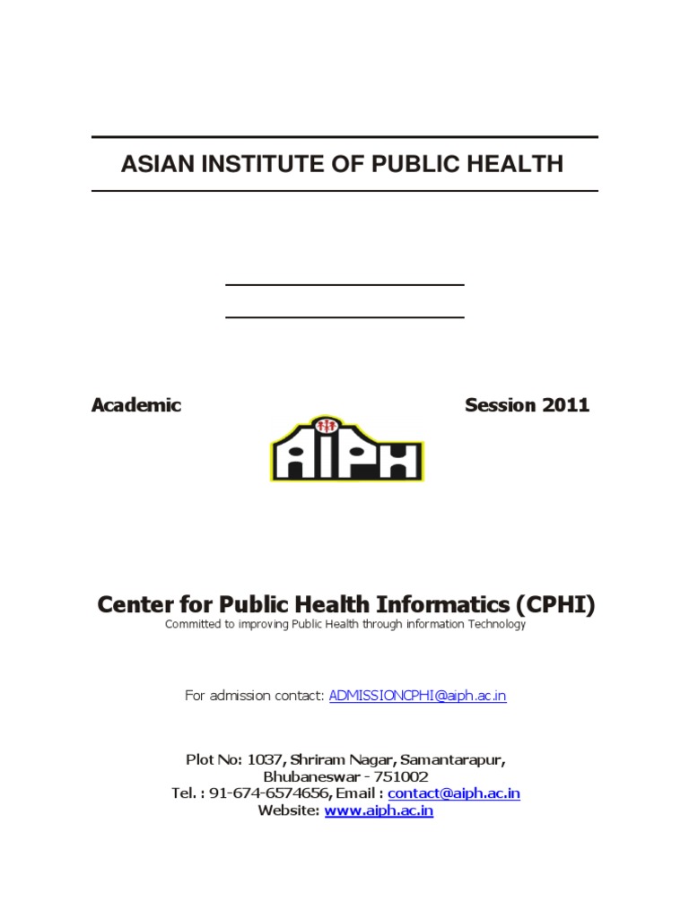 20 Cphi Admission Form 2011 | PDF | Health Informatics | Health Care