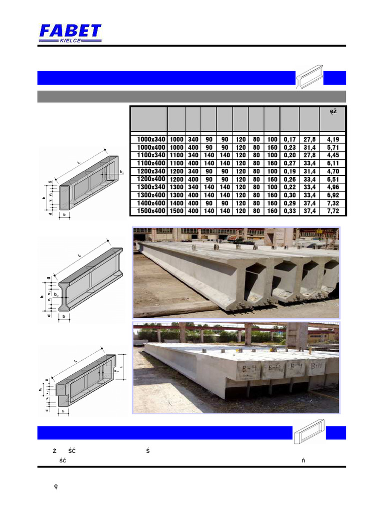 Katalog Belki Typu I | PDF
