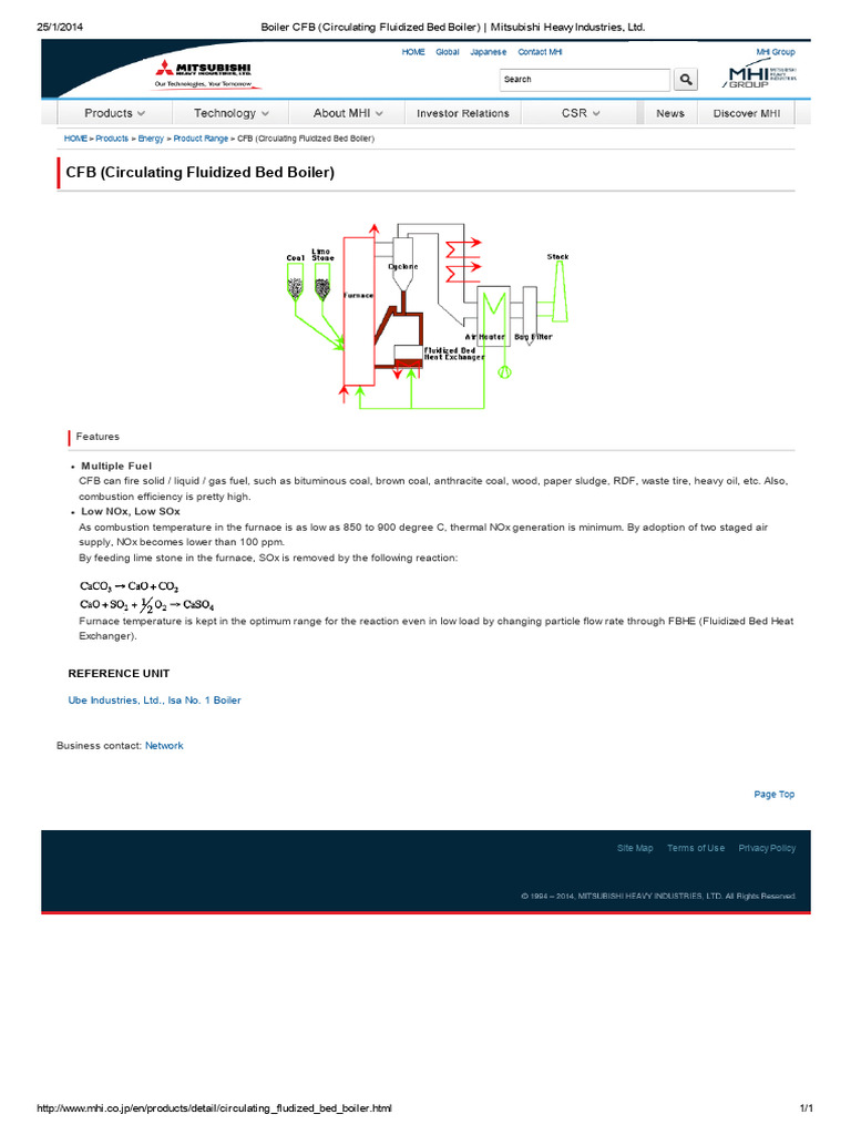 CFB Boiler Features & Benefits | PDF