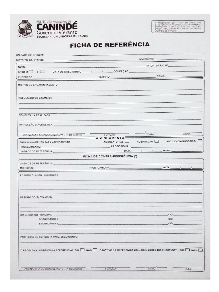 Ficha de Referência | PDF
