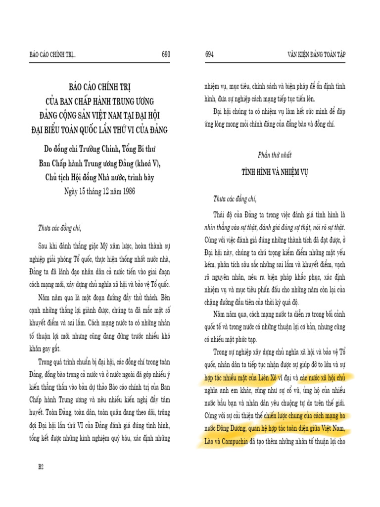 Van kien Dai hoi VI | PDF