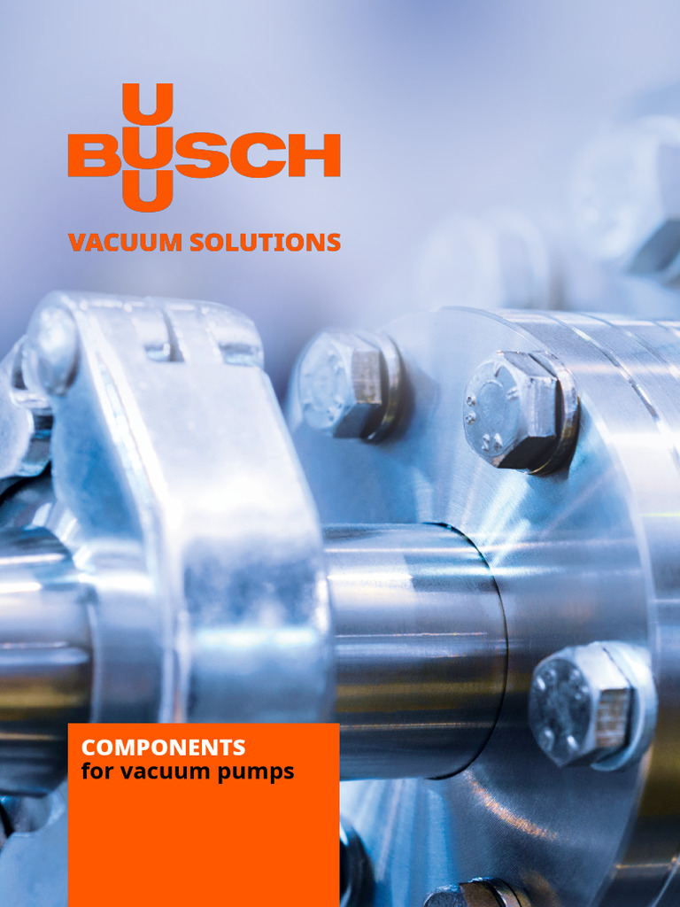 Vacuum Pump Components Overview | PDF