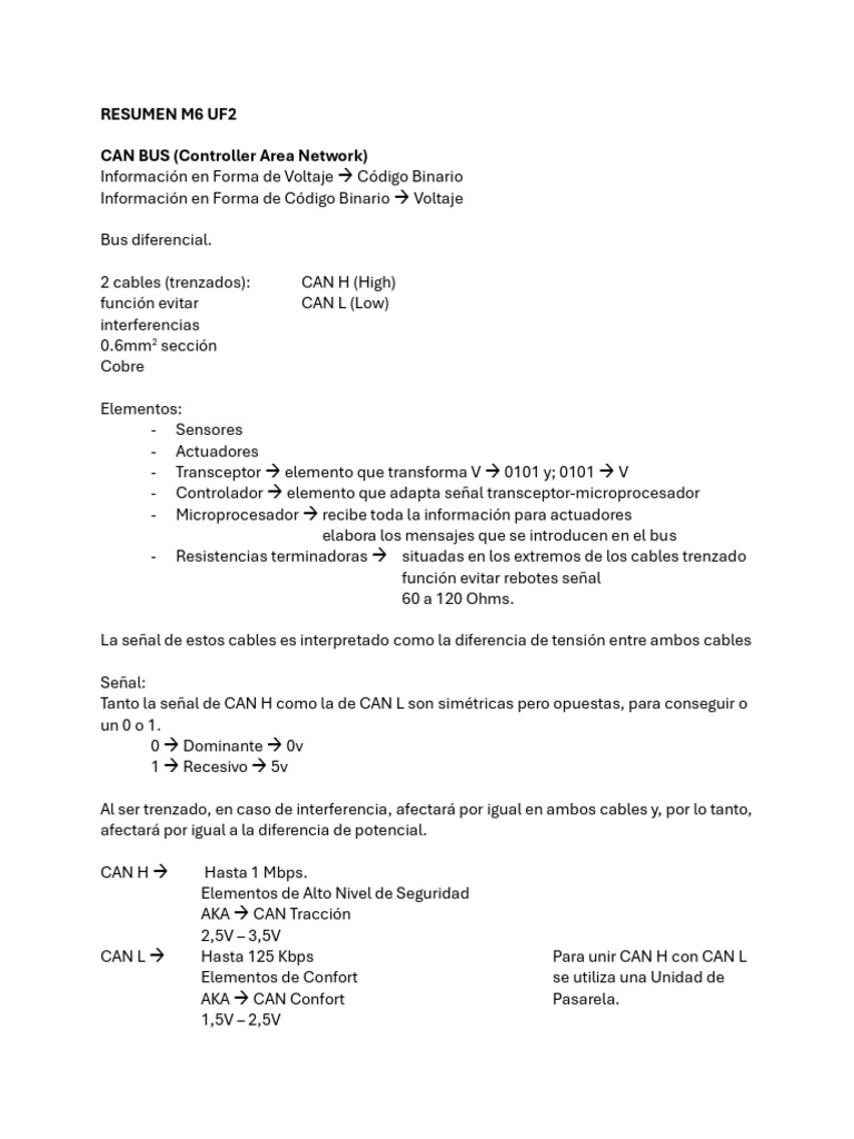 Resumen M6 Uf2 | PDF | Transmisión de datos | Redes de computadoras