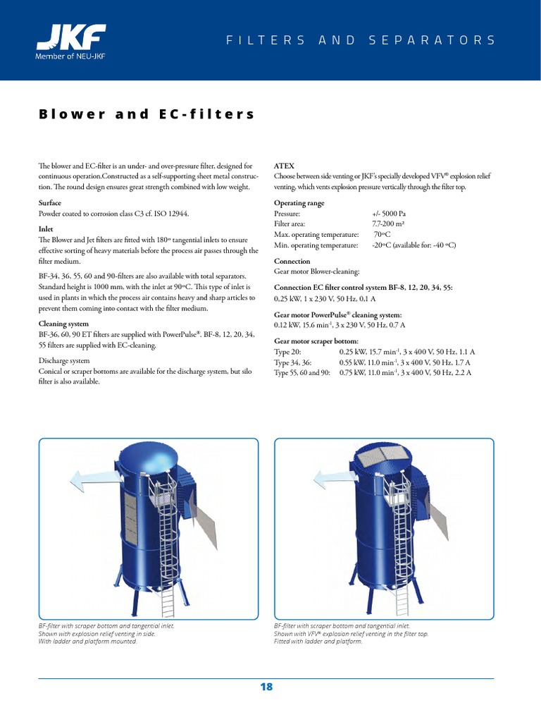 Blower and Ec Filter JKF | PDF