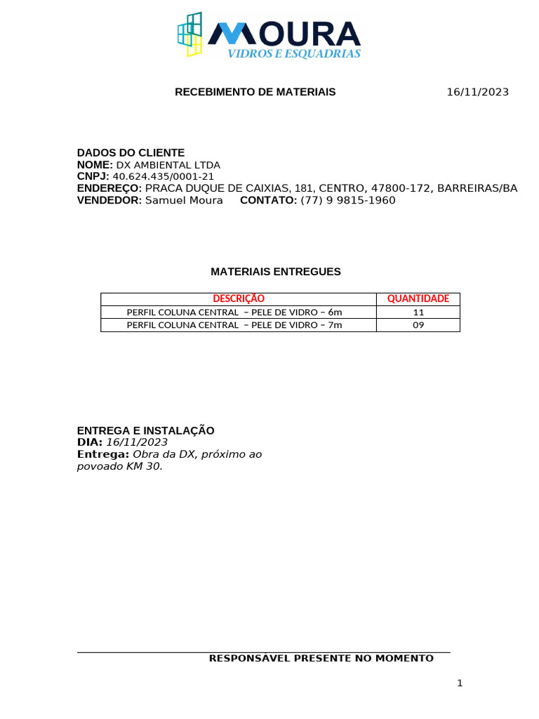 Relatório de Entrega | PDF