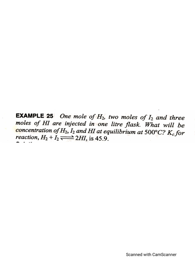 Practice Problems Chemical Equilibrium 2 | PDF