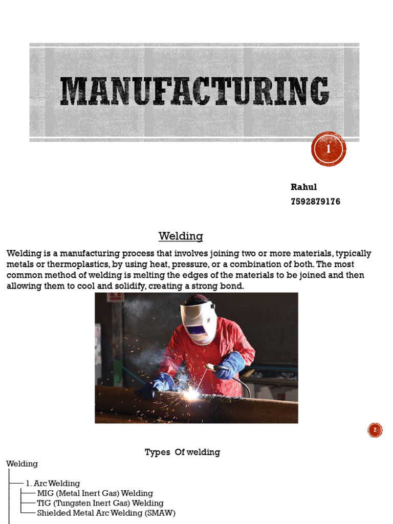 IME - Manufacturing Part 2 | PDF | Welding | Construction