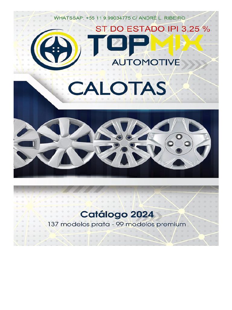 Catálogo Calotas Topmix Abril 2024 | PDF