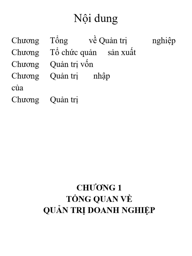 Chuong 1 - T NG Quan QTDN | PDF
