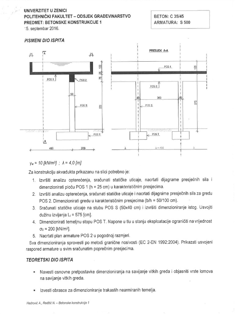 Rijeseni Ispitni Zadaci Iz BK1 | PDF