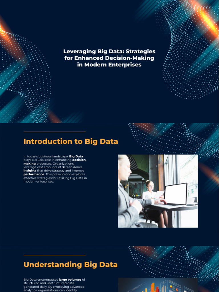 Slidesgo Leveraging Big Data Strategies For Enhanced Decision Making in Modern Enterprises ...