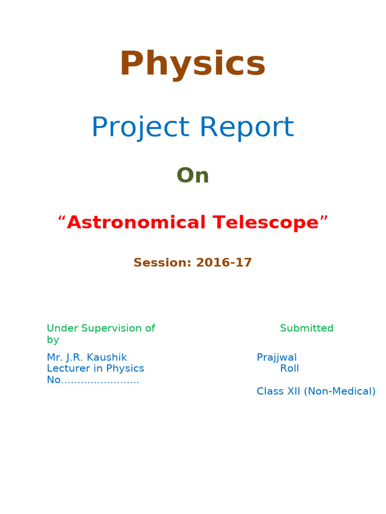 telescope | PDF | Telescope | Aperture