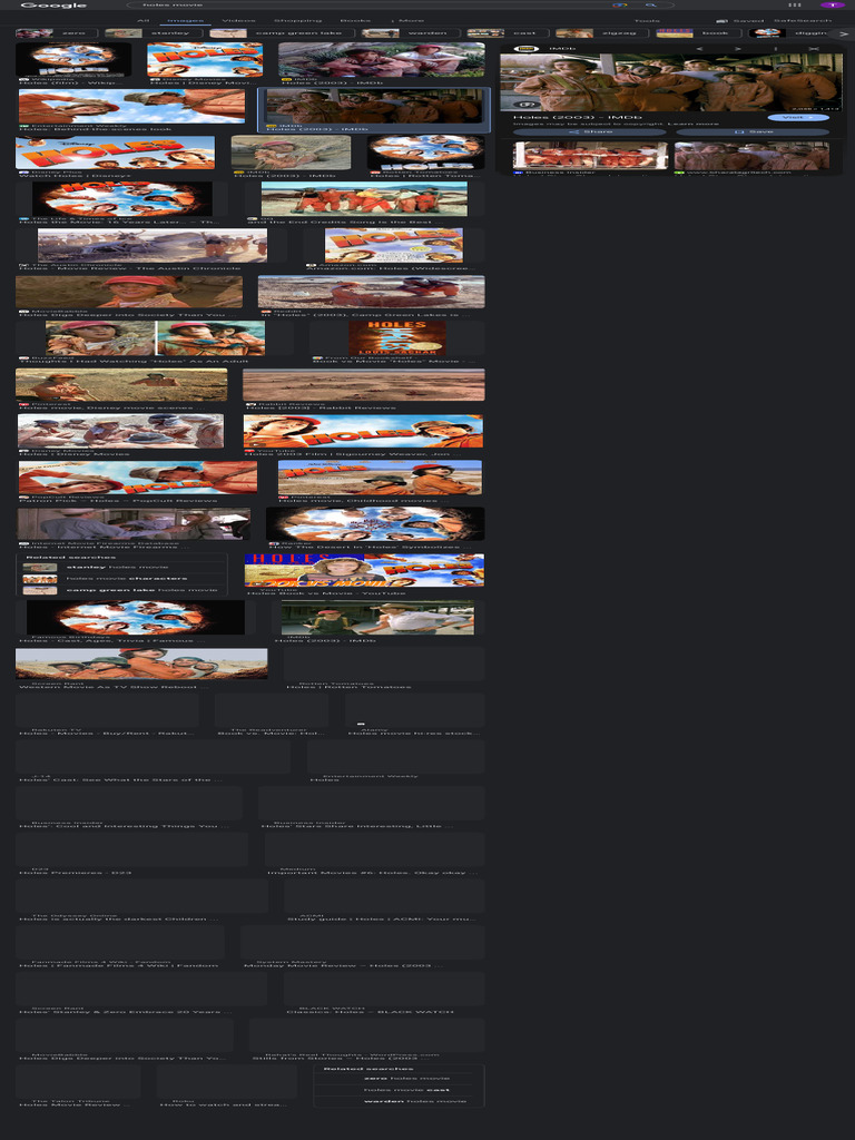 Holes Movie - Google Search | PDF