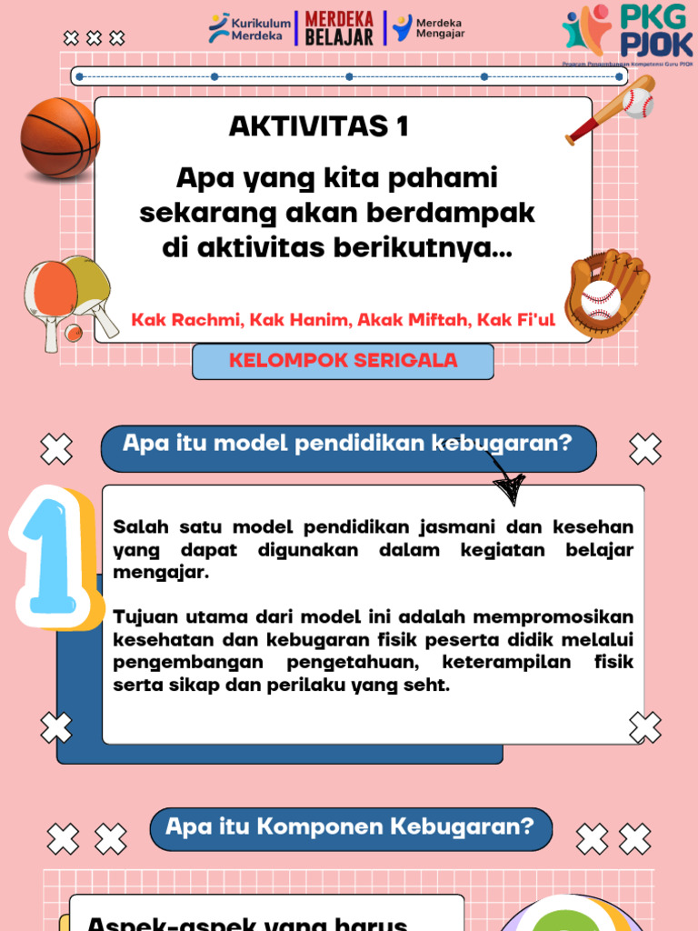 Lk.3 Rangkuman Model Pembelajaran Kebugaran | PDF