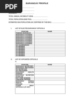 Barangay Directory | PDF