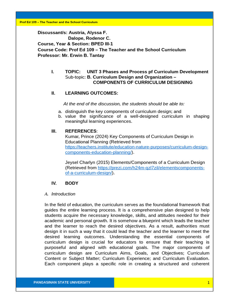 UNIT 3 WR | PDF | Curriculum | Educational Assessment