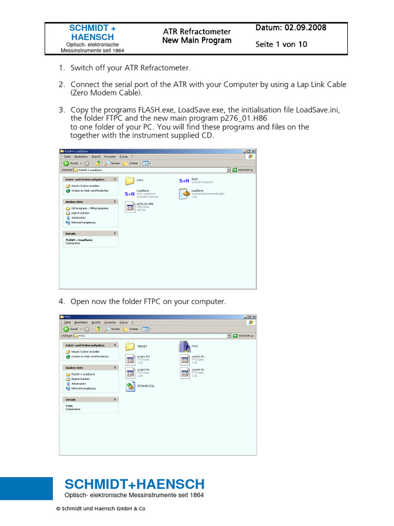 new main program to ATR refractometer_FTPC | PDF | Data | Computer File