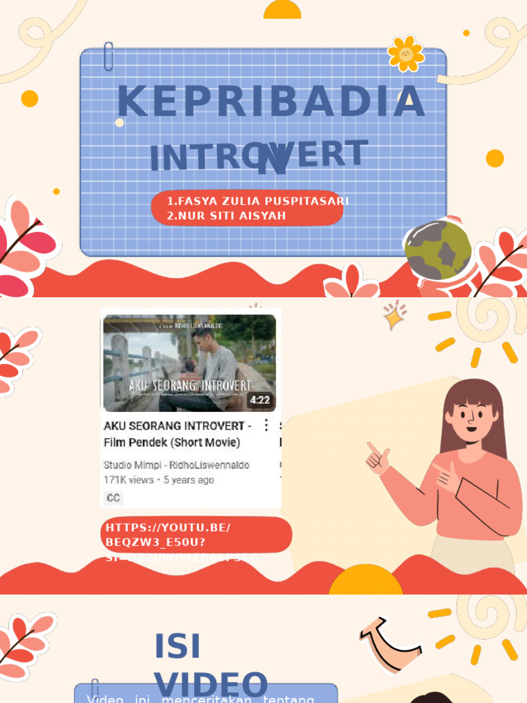 Tugas 2 PPT Kepribadian Introvert | PDF
