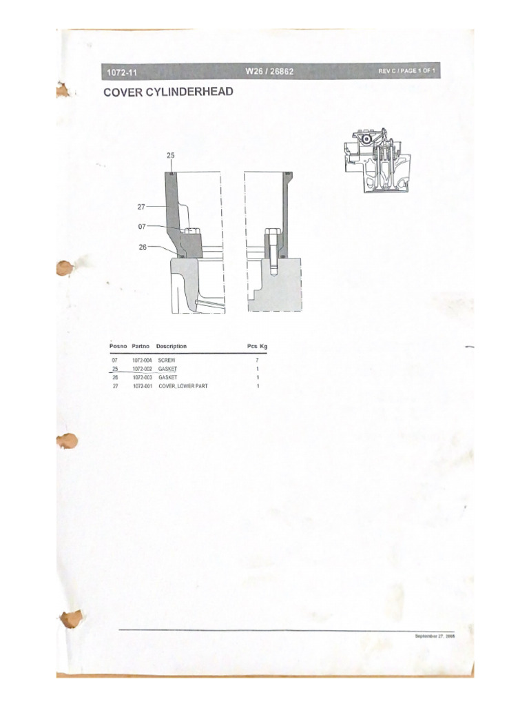 Cover Cylinderhead | PDF
