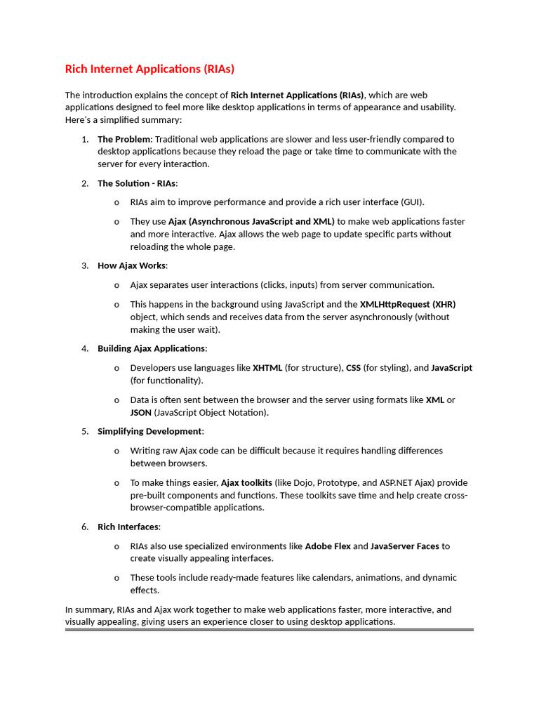 MRIA SEM UNIT 5 | PDF | Ajax (Programming) | World Wide Web