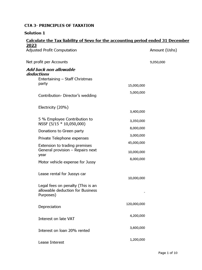CTA 3 | PDF | Taxes | Tax Deduction