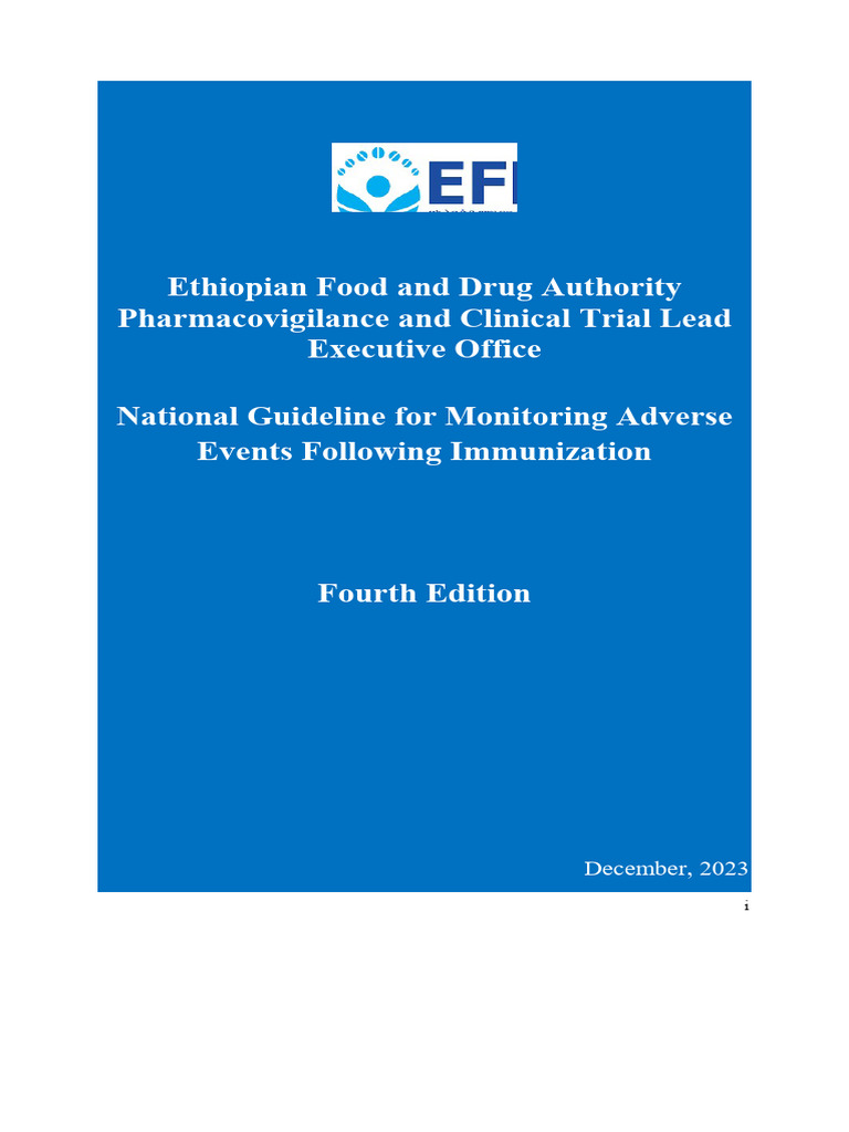 AEFI Guideline Updated.4th Edition | PDF | Vaccines | Virus