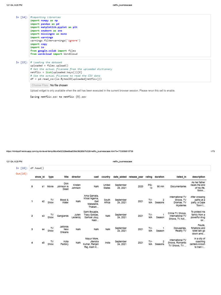 Netflix Content Analysis Overview | PDF