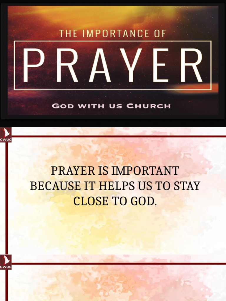 Eight Benefits of Prayer | PDF | Prayer | God