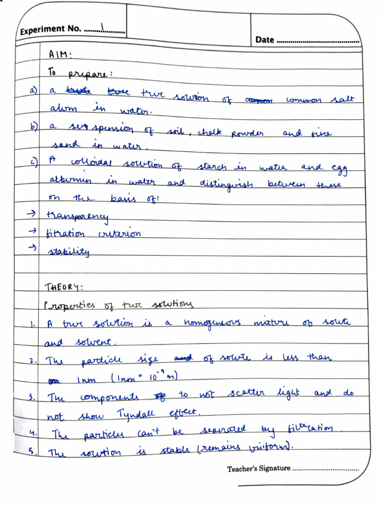 chemistry practical file class 9 | PDF chemistry practical file class 9 | PDF