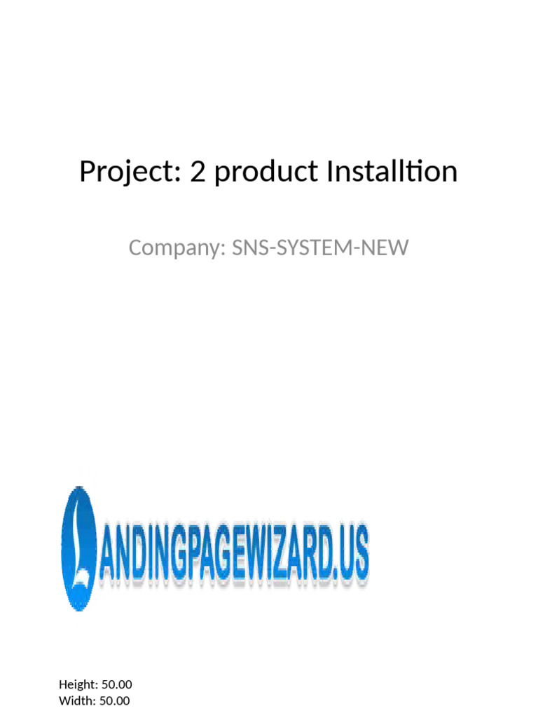 2 Product Installtion - Measurements | PDF