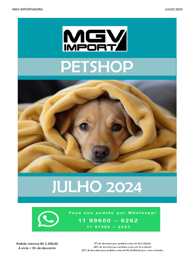 MGV Catálago Pet Julho 2024 | PDF