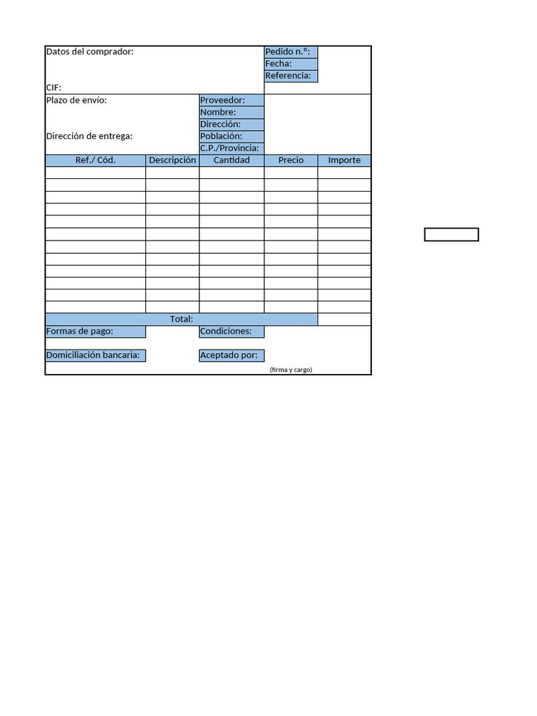 Plantillas de Los Documentos de Compraventa | PDF | Factura | Contabilidad