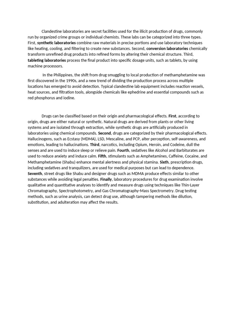 Summary | PDF | Drugs | Recreational Drug Use