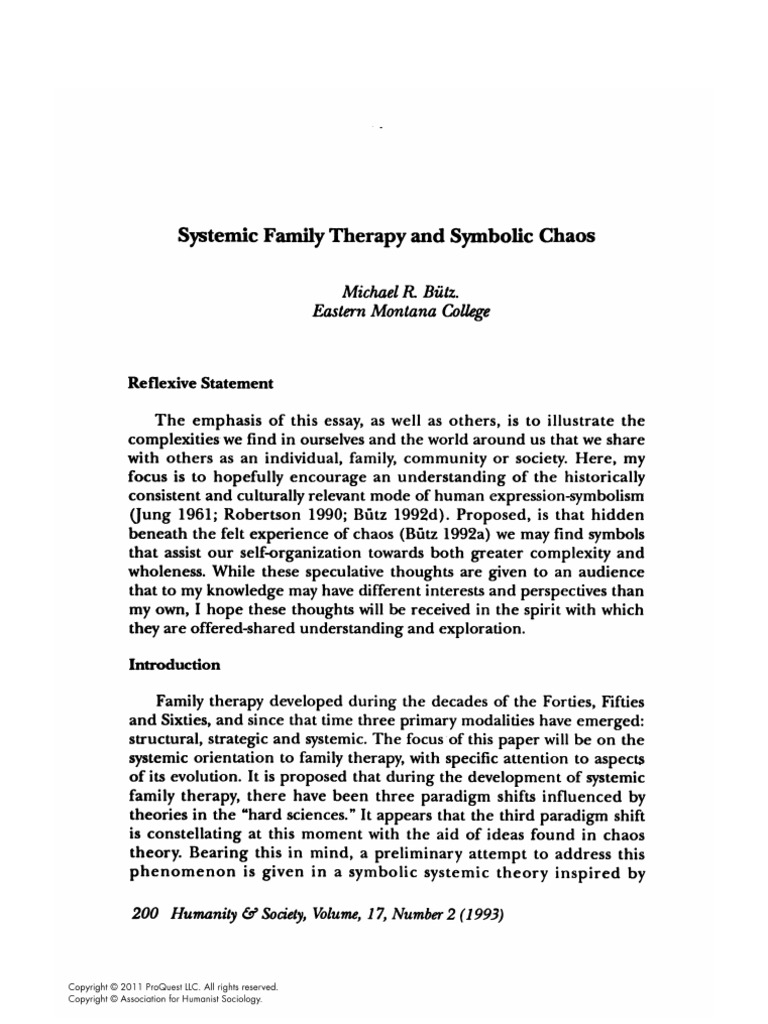 Systemic Family Therapy Insights | PDF