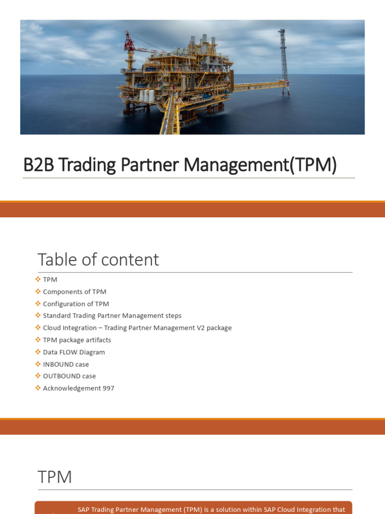B2B TPM | PDF | Electronic Data Interchange | Computer Programming