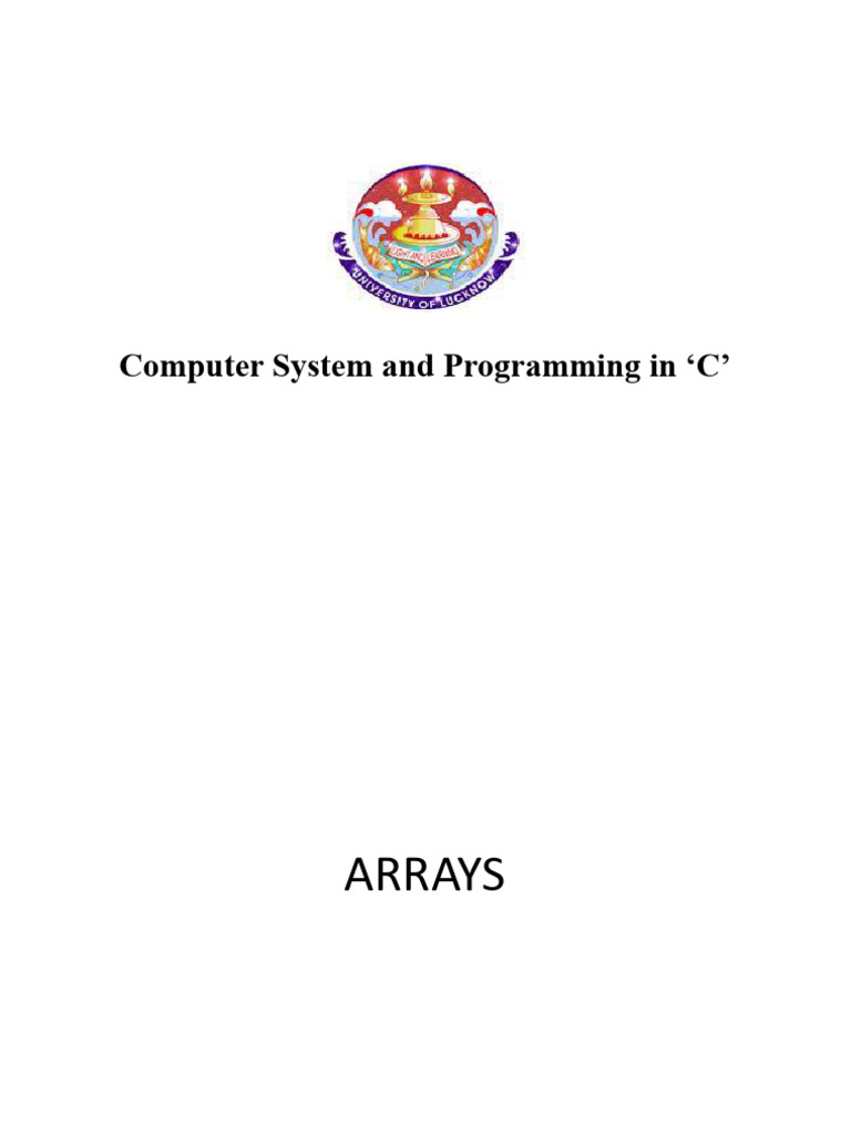 202005082120331143zeeshan Arrays | PDF | Integer (Computer Science) | Data Type
