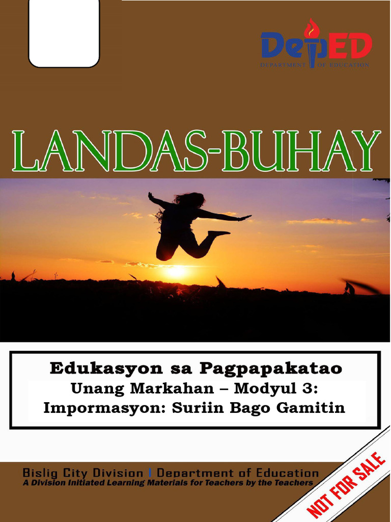ESP6 - q1 - m3 - Impormasyon-Suriin Bago Gamitin | PDF