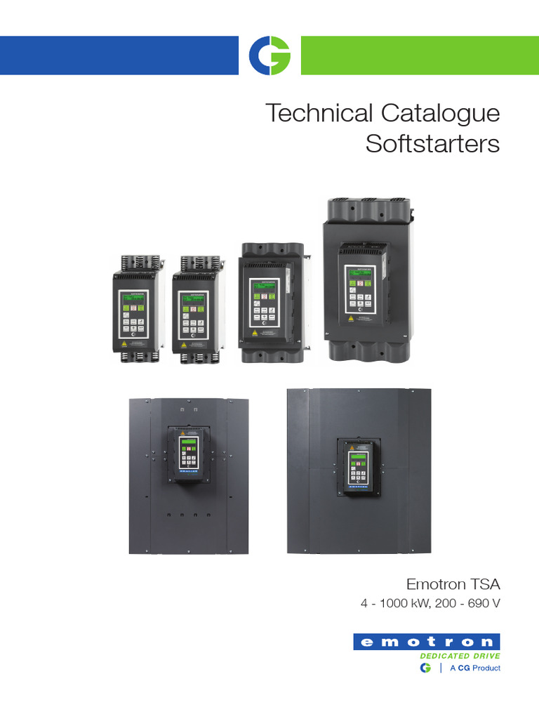 Emotron TSA Softstarters Overview | PDF | Electrical Engineering | Electricity